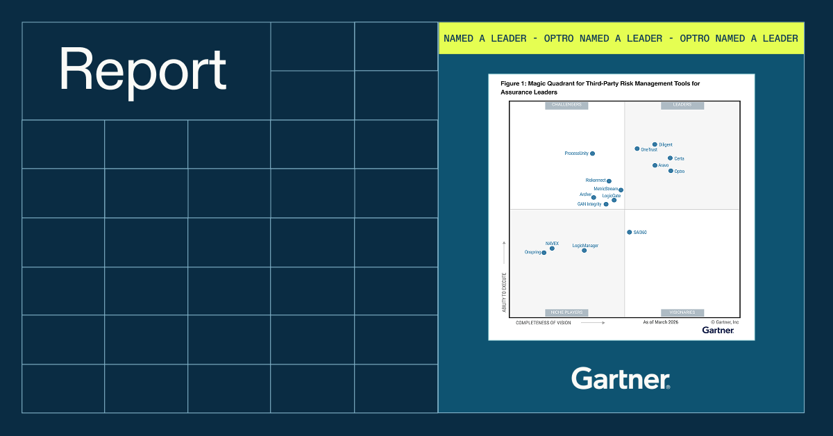 2026 Gartner® Magic Quadrant™ for Third-Party Risk Management Tools for ...