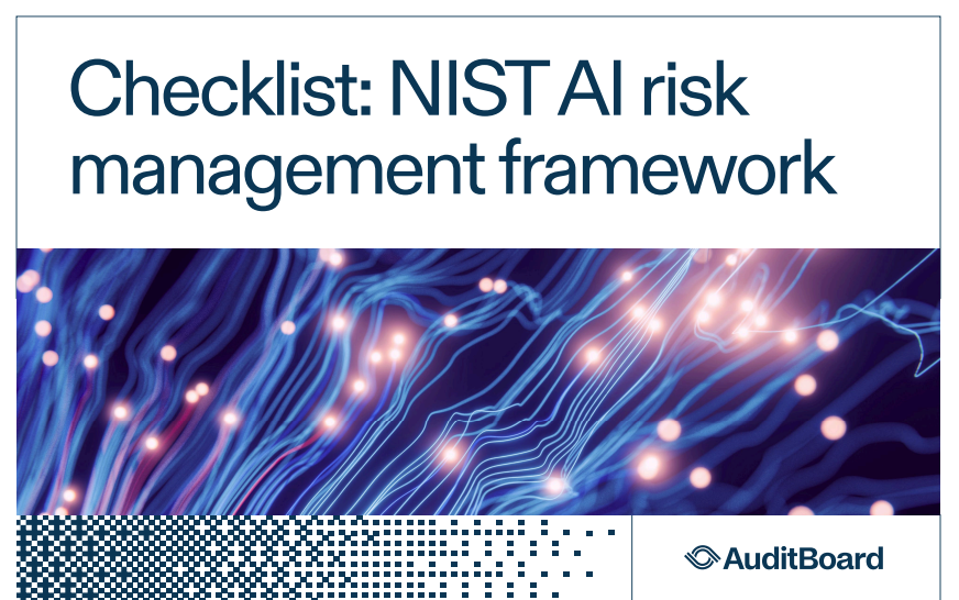 Checklist: NIST AI risk management framework